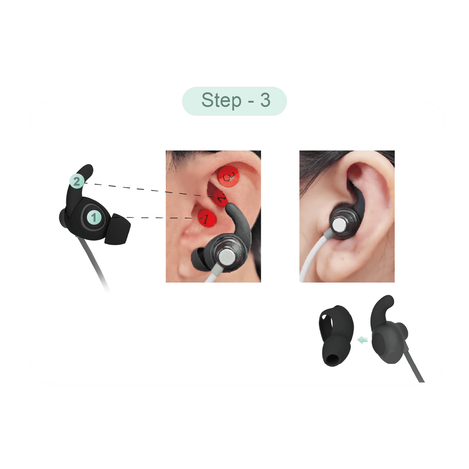 ZenoWell Electrode Earpiece (left ear / right ear)